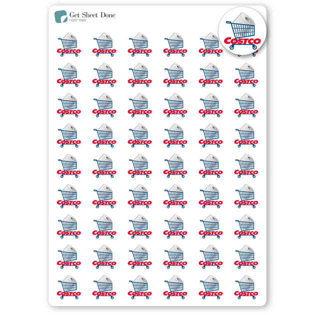 Costco Shopping Stickers - Appointment Stickers - Chore Stickers – Get ...