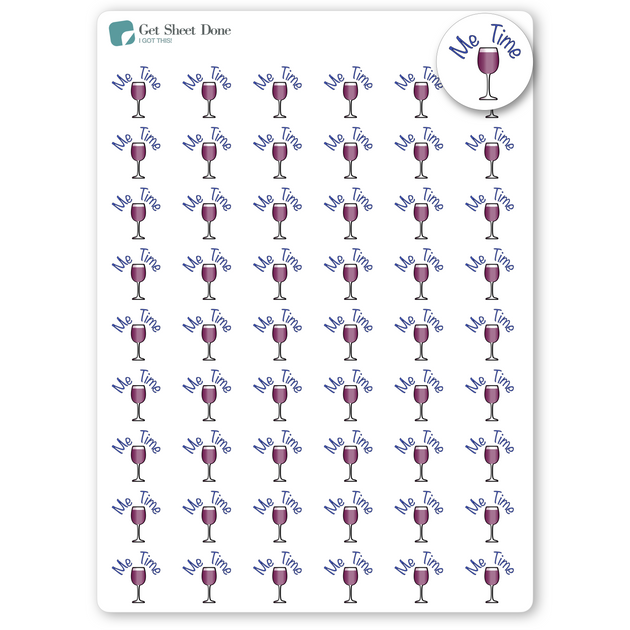 Me Time Stickers - Appointment Stickers - Down Time Stickers – Get ...