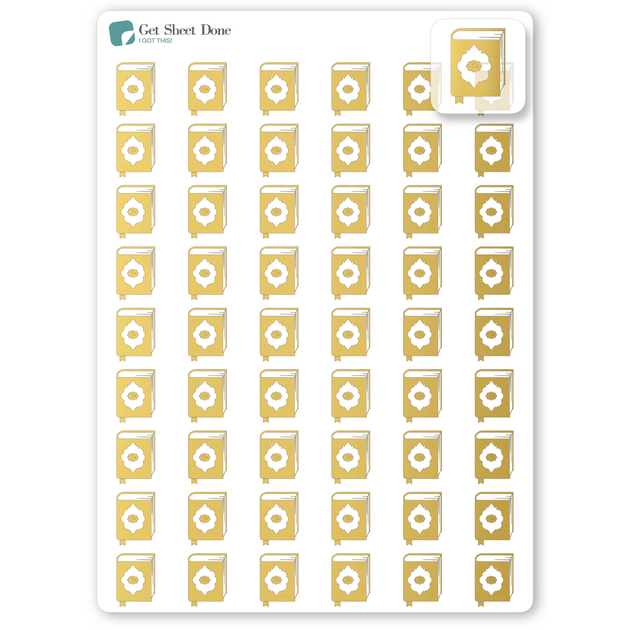 Foiled Quran Stickers - Religious Stickers - Temple Stickers – Get ...